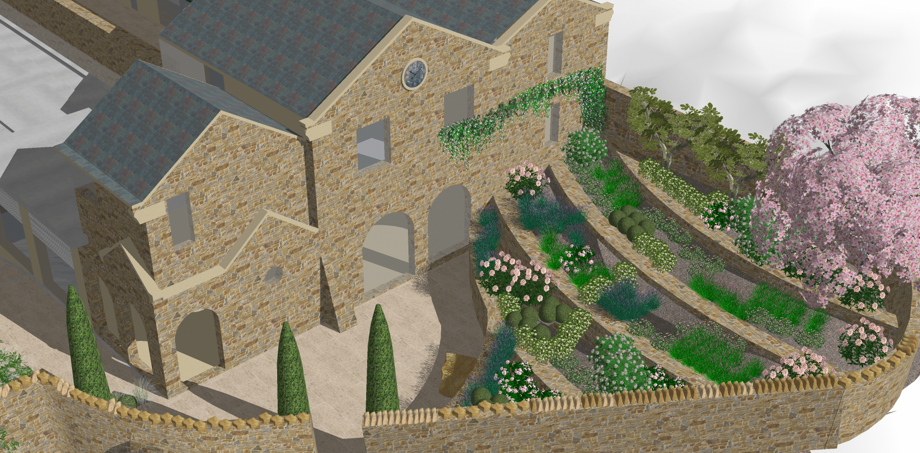 Planting gallery from gardens designed by Mark Lane Designs Ltd